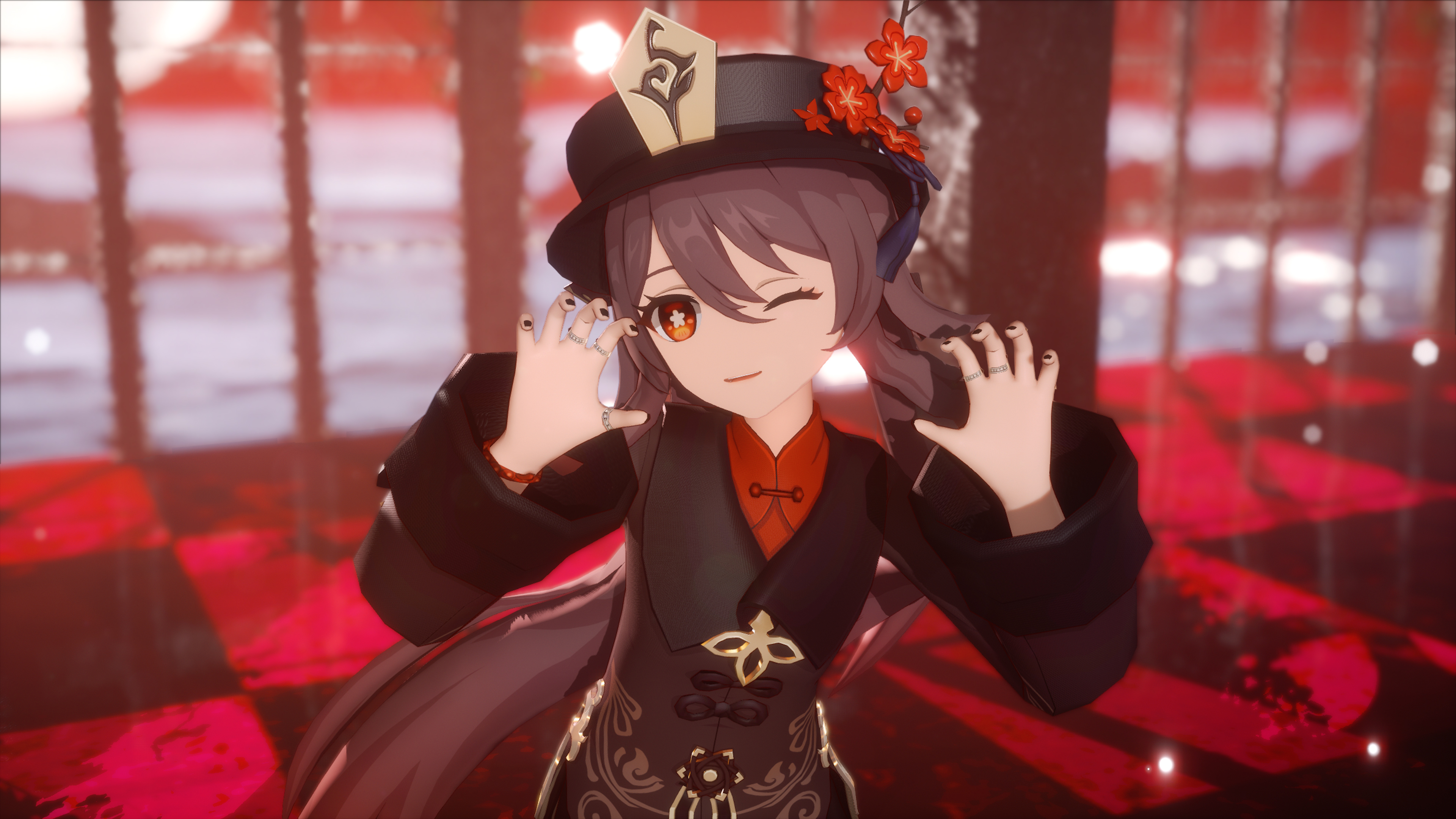 Hu Tao MMD-原神MMD-触站