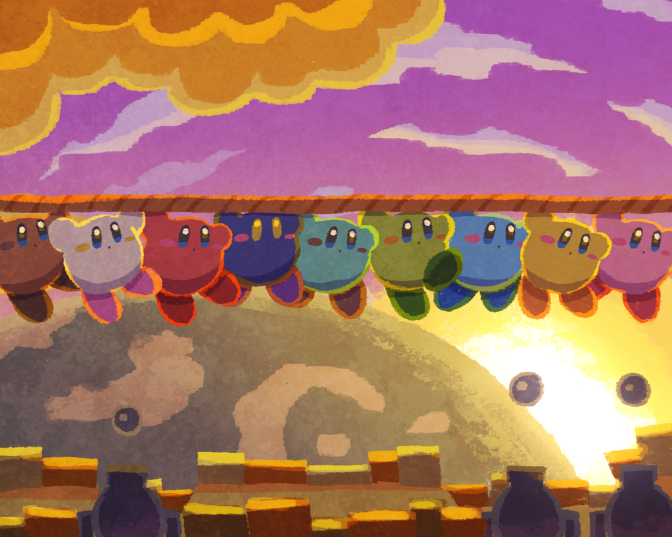 豪华-星之卡比星のカービィ-触站