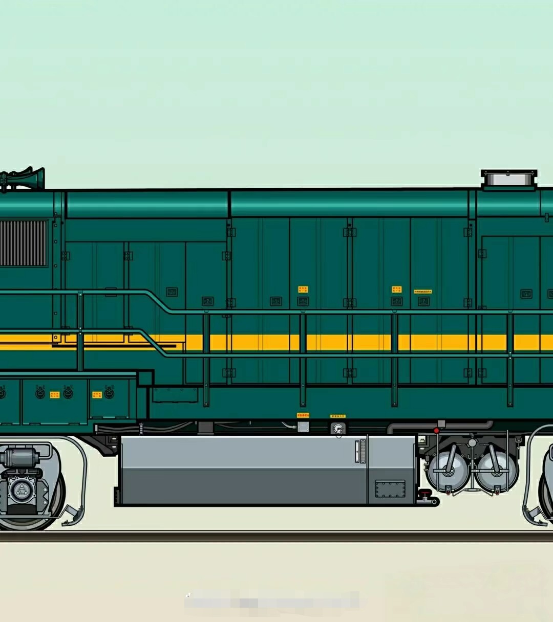 ND5型内燃机车-车迷男生向-触站