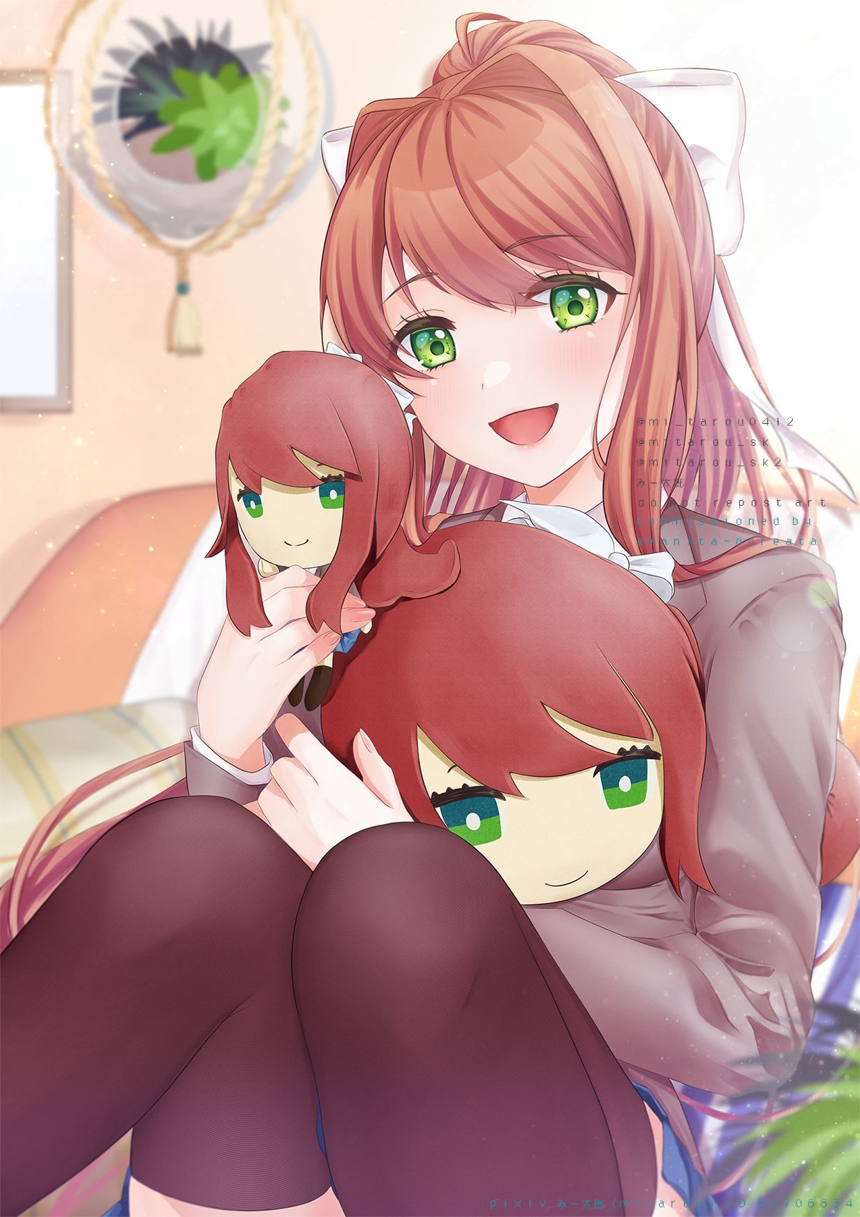 Monika & plushika💚-心跳文学部DDLC-触站