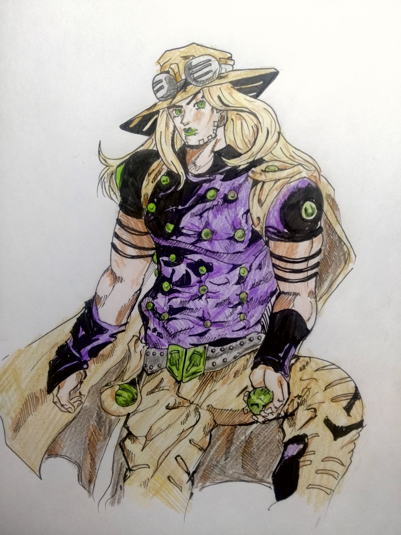 阿里嘎多~贾一乐-JOJO的奇妙冒险jojo7原创作品-触站