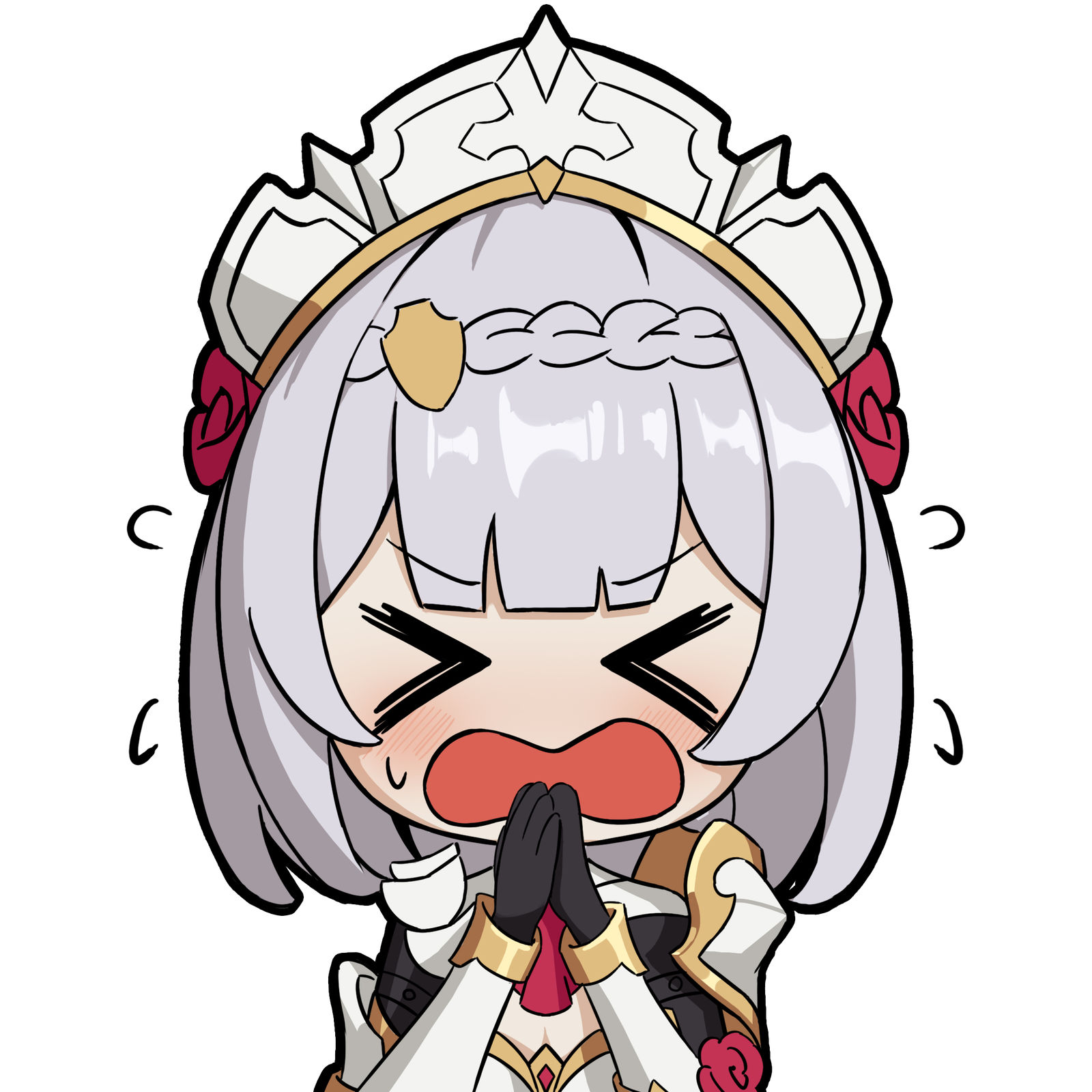 Noelle stickers-原神诺艾尔诺埃尔-触站