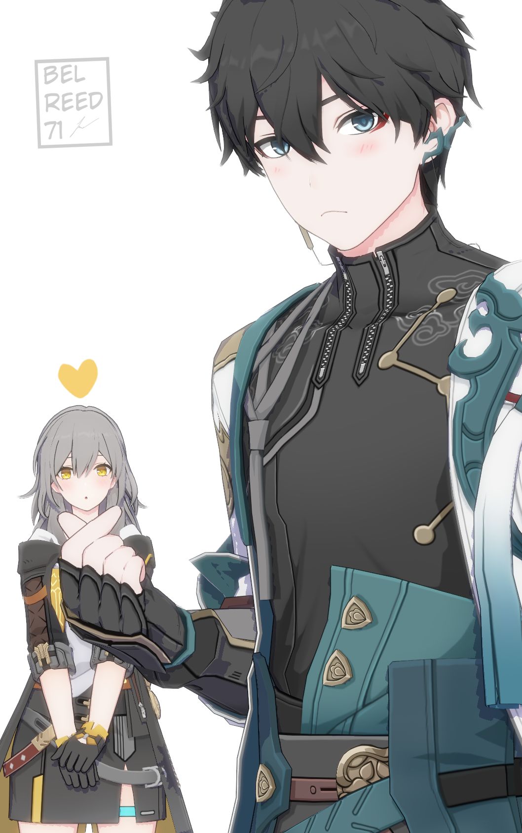 Stelle & Danheng playing around-触站