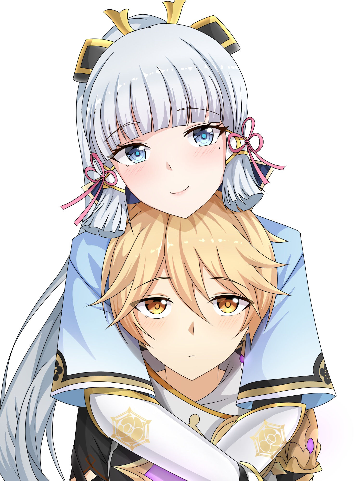 Aether x Ayaka-原神Ayaka-触站