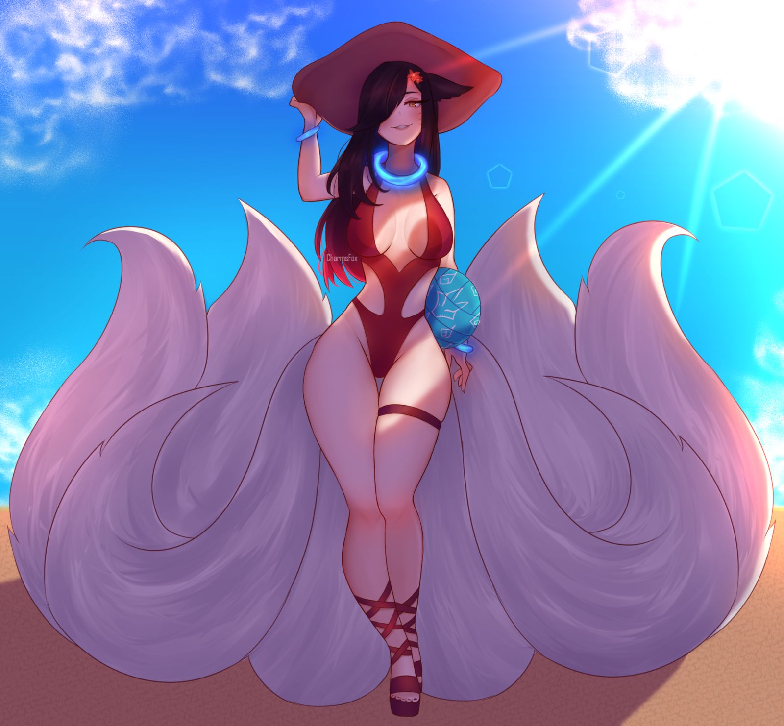 Ahri poolparty-英雄联盟ahri-触站