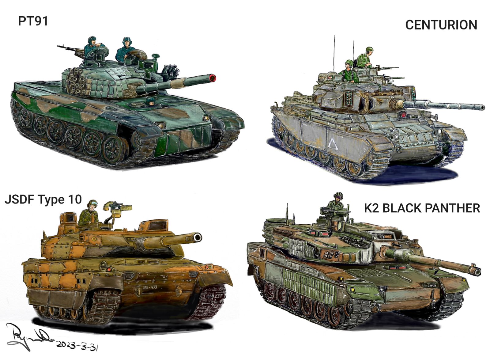 MODERN TANKS LINEUP-触站